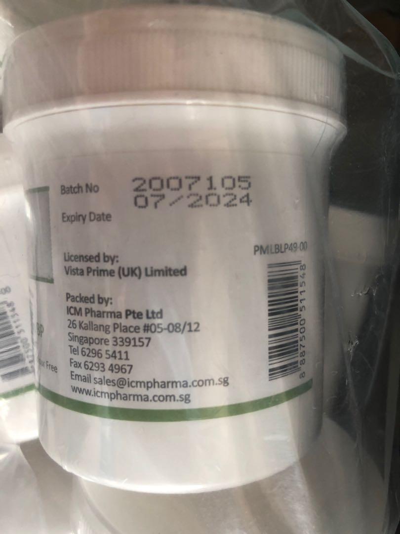 Paralin (White soft paraffin BP 100g), Health & Nutrition, Medical ...