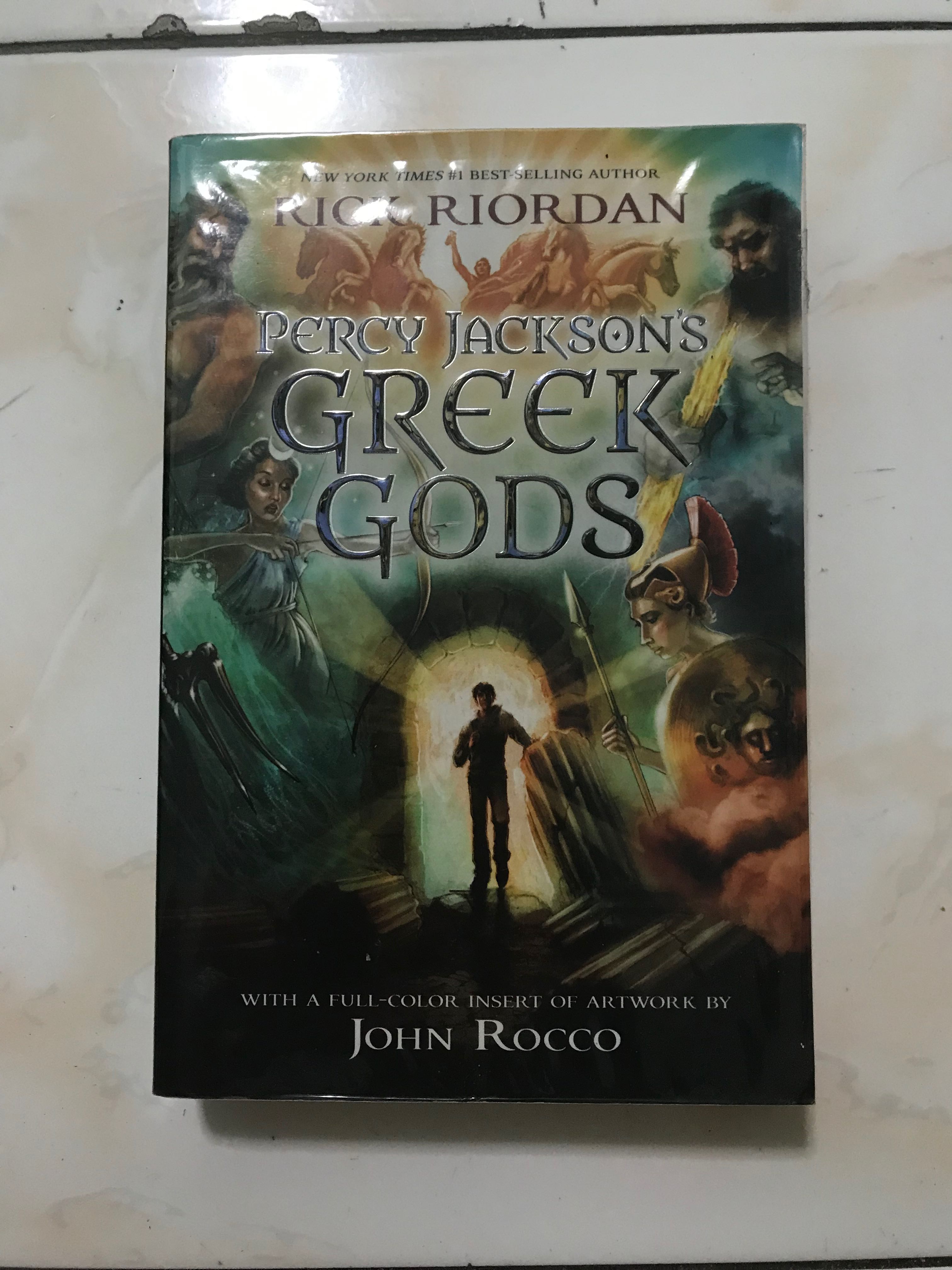 Percy Jackson Greek Gods by Rick Riordan, Hobbies & Toys, Books ...