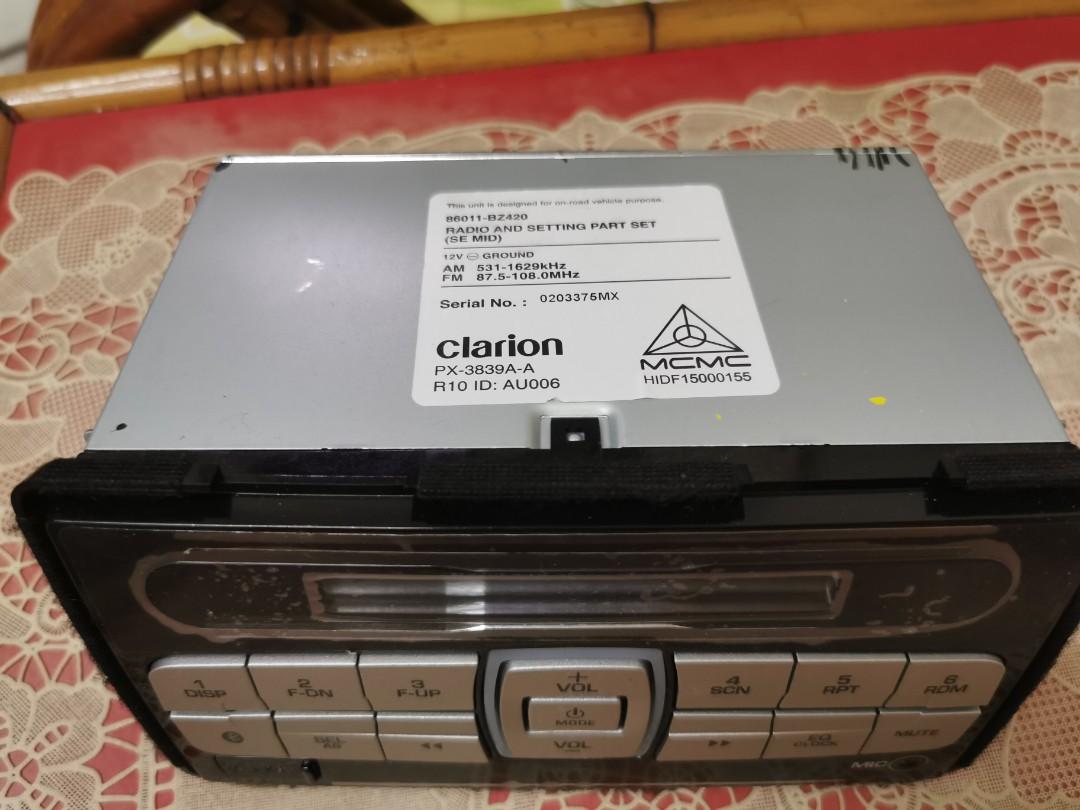 PERODUA BEZZA Original Clarion Player 2021, Auto Accessories on Carousell