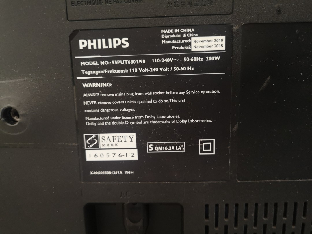 Philips 55inch 4k ultra HD Led TV, TV & Home Appliances, TV ...