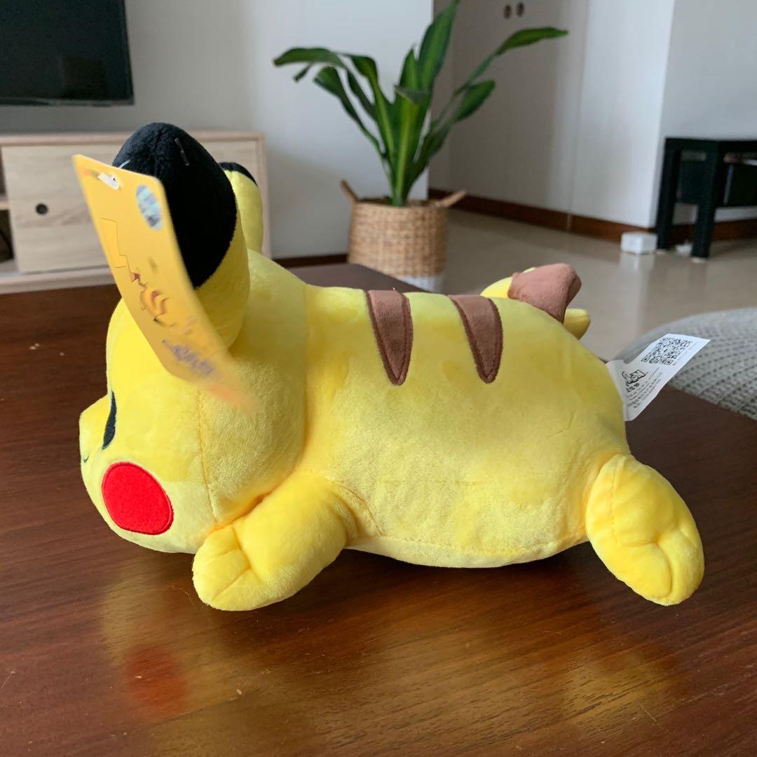 Pikachu Soft Toy Flat, Hobbies & Toys, Toys & Games on Carousell