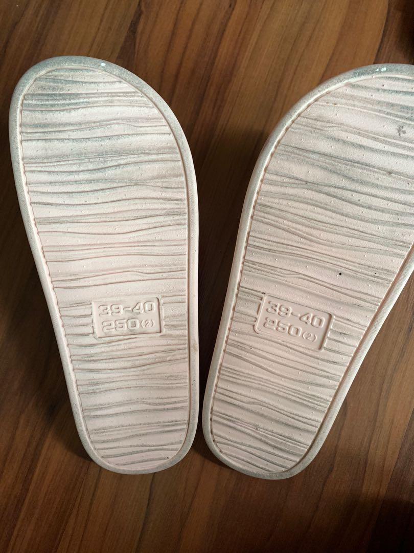 PINK MINISO house Slides bathroom slippers, Women's Fashion, Footwear ...