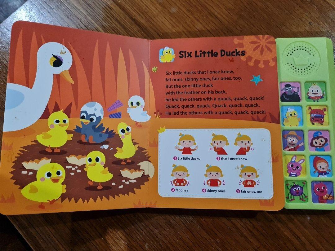 PinkFong Mother Goose Sound Book #FasterLorh, Hobbies & Toys, Books ...