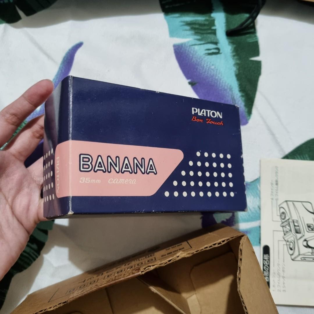 PLATON Banana 35mm film camera UNTESTED, Photography, Cameras on Carousell