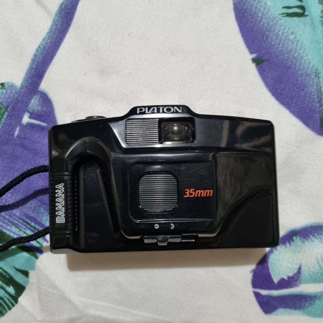 PLATON Banana 35mm film camera UNTESTED, Photography, Cameras on Carousell