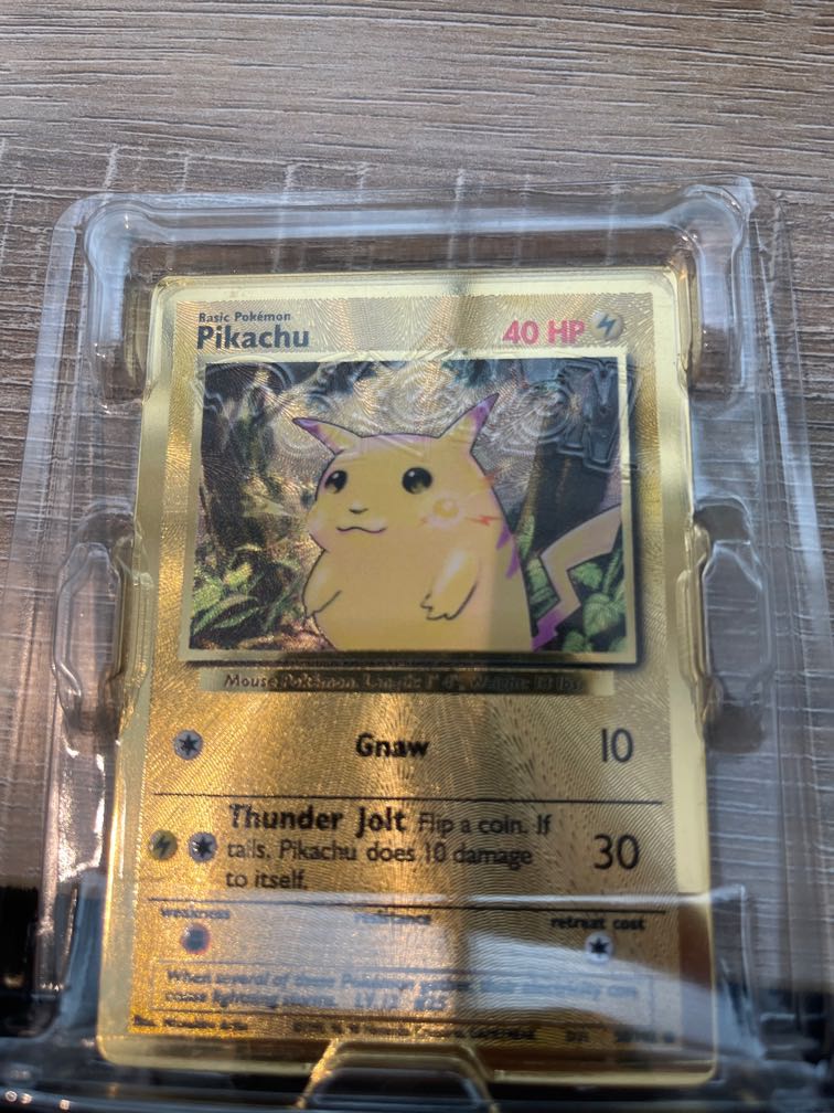 Pokemon Metal base set Pikachu Promo Ultra Premium Collection UPC ...