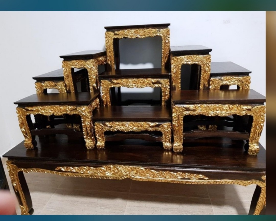 PREORDER - Thai Buddha altar table set, Hobbies & Toys, Memorabilia ...