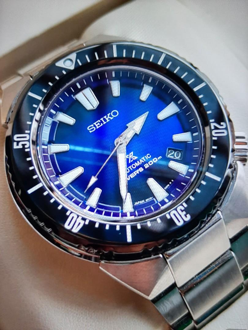SEIKO PROSPEX TRANSOCEAN RISING WAVE BLUE DIAL WATCH, Luxury, Watches ...