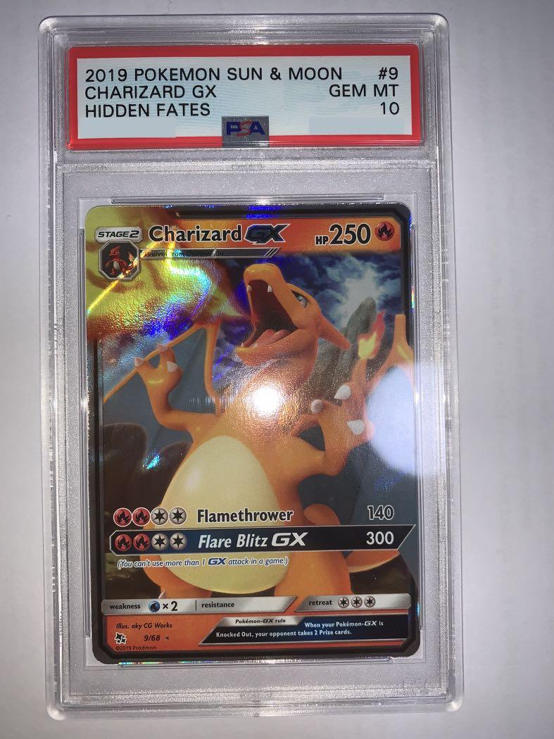 [Selling] Hidden Fates Charizard GX 09/68 PSA 10, Hobbies & Toys, Toys ...
