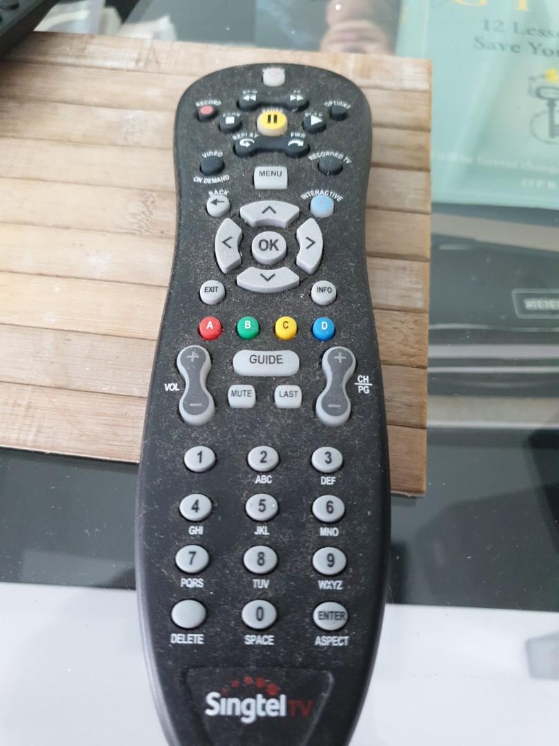 SINGTEL REMOTE CONTROl, TV & Home Appliances, Electrical, Adaptors ...