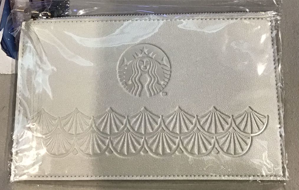 Starbucks wallet white, Luxury, Bags & Wallets on Carousell