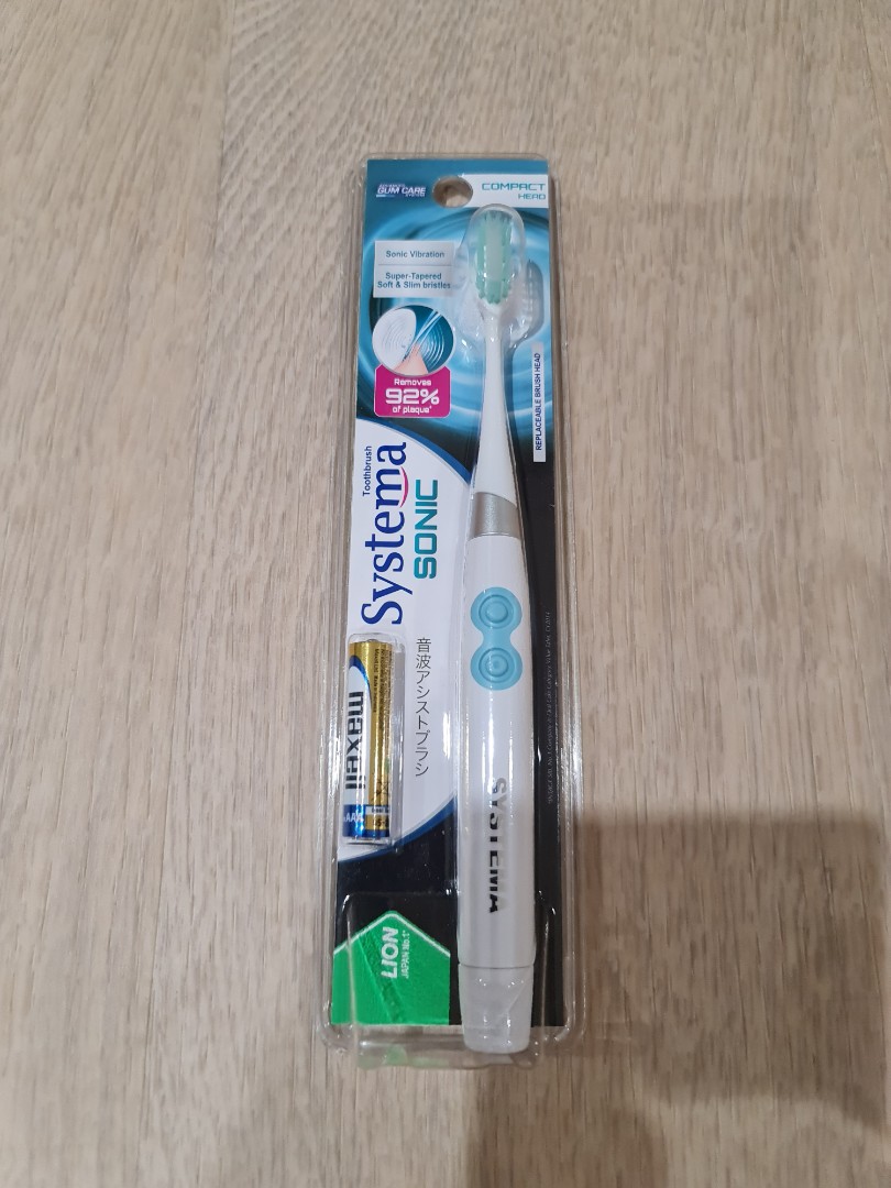 Systema Sonic Electric Toothbrush Compact Head, Beauty & Personal Care ...