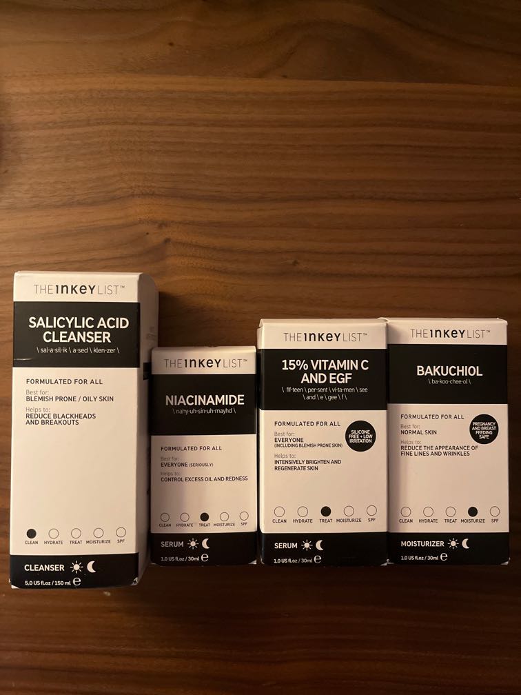 THE INKEY LIST SKIN SET, Beauty & Personal Care, Face, Face Care on ...