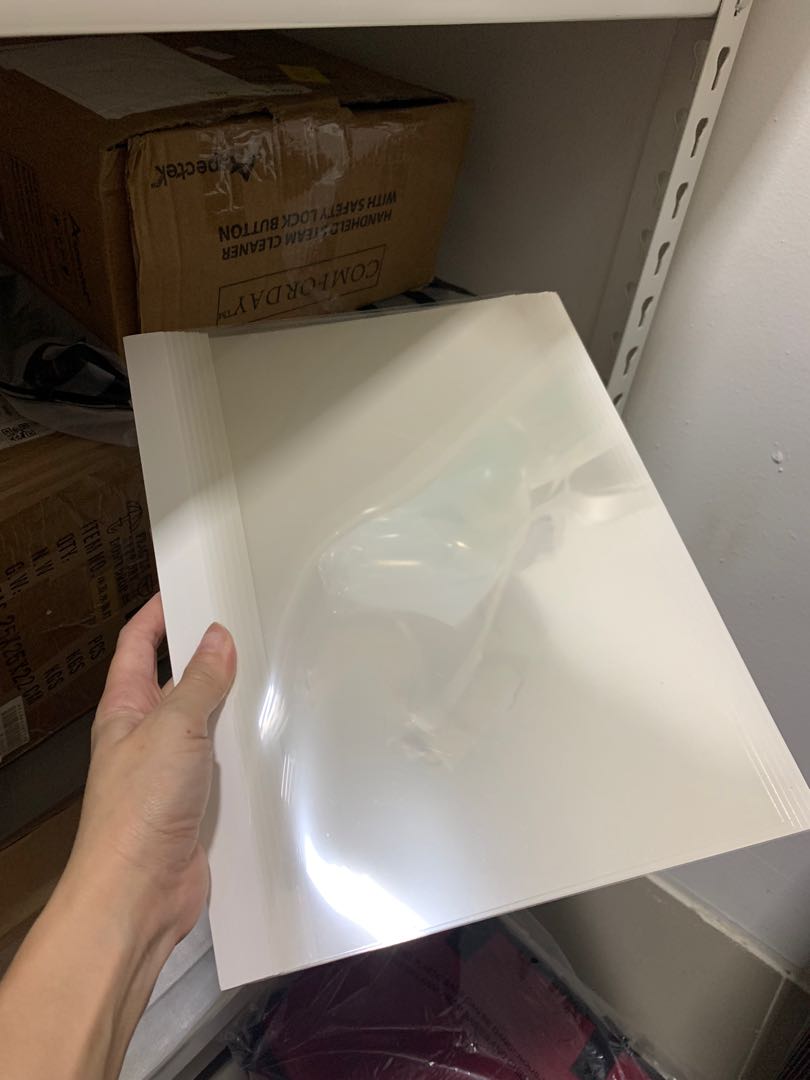 Thermal Binder Folder (pack of 10s, 4mm), Hobbies & Toys, Stationery ...