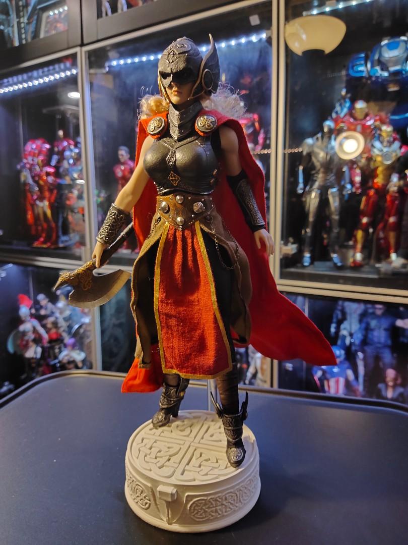 Thor theme base 3D printed #hot toys #1/6, Hobbies & Toys, Toys & Games ...