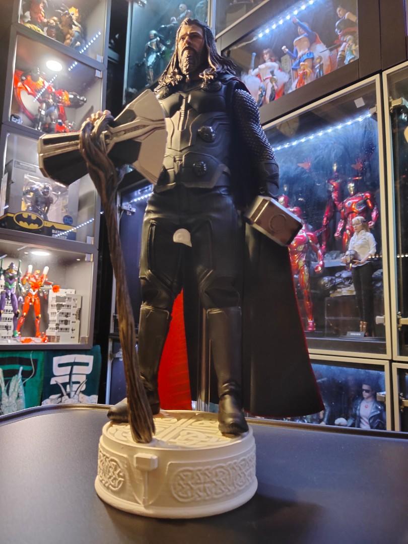 Thor theme base 3D printed #hot toys #1/6, Hobbies & Toys, Toys & Games ...