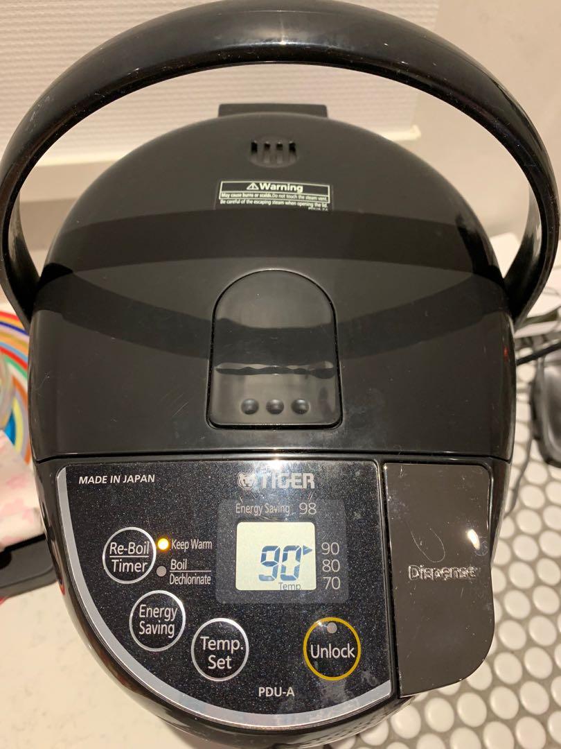 Tiger Electric Hot Water Pot Made in Japan, TV & Home Appliances ...