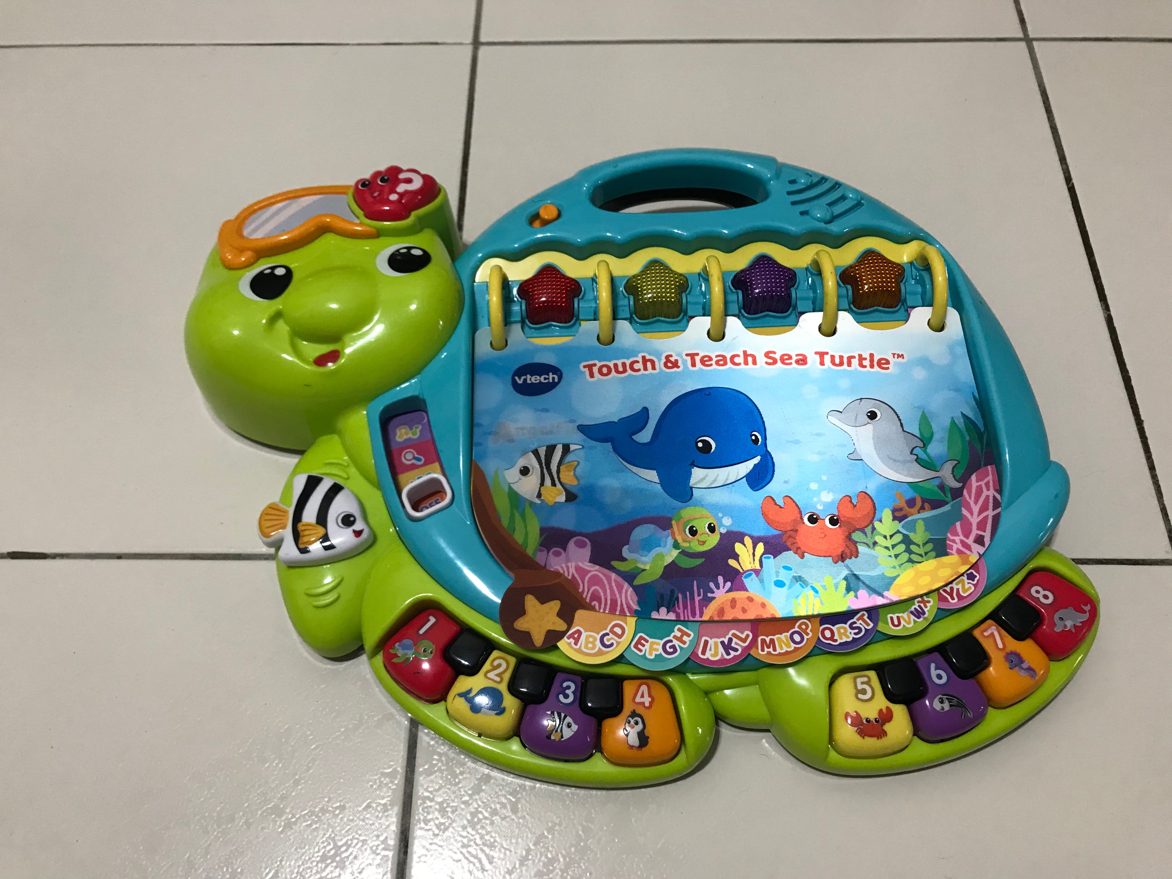 Touch & Teach Sea Turtle, Hobbies & Toys, Toys & Games on Carousell