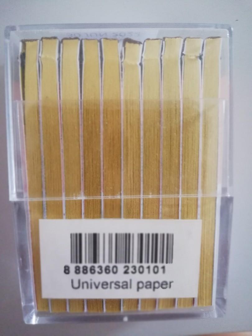 Universal Test Paper, Hobbies & Toys, Stationery & Craft on Carousell