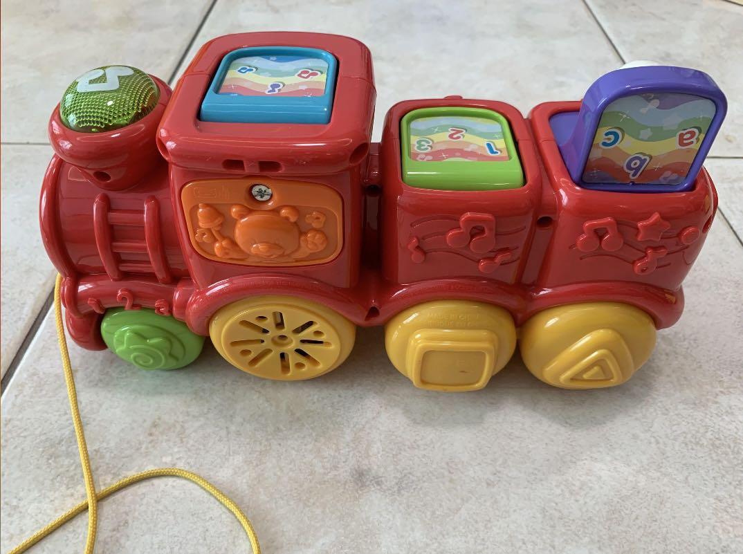 Vtech Pop Up Friends Train, Babies & Kids, Infant Playtime on Carousell