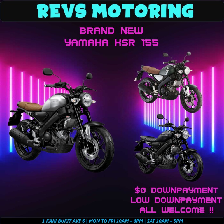 YAMAHA XSR 155, Motorcycles, Motorcycles for Sale, Class 2B on Carousell