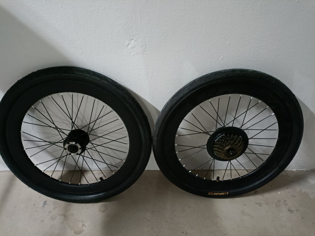 406 foldie bike rims, Sports Equipment, Bicycles & Parts, Parts ...