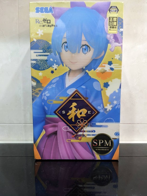 全新 日版 景品 RE:從零開始的異世界生活 SPM 雷姆 拉姆 和 SEGA 和服 REM 美少女 公仔 STYLE Re:Zero kara Hajimeru Isekai ...