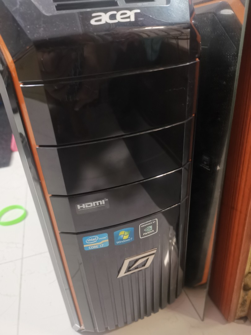 Acer Black cpu casing housing only, Computers & Tech, Parts ...