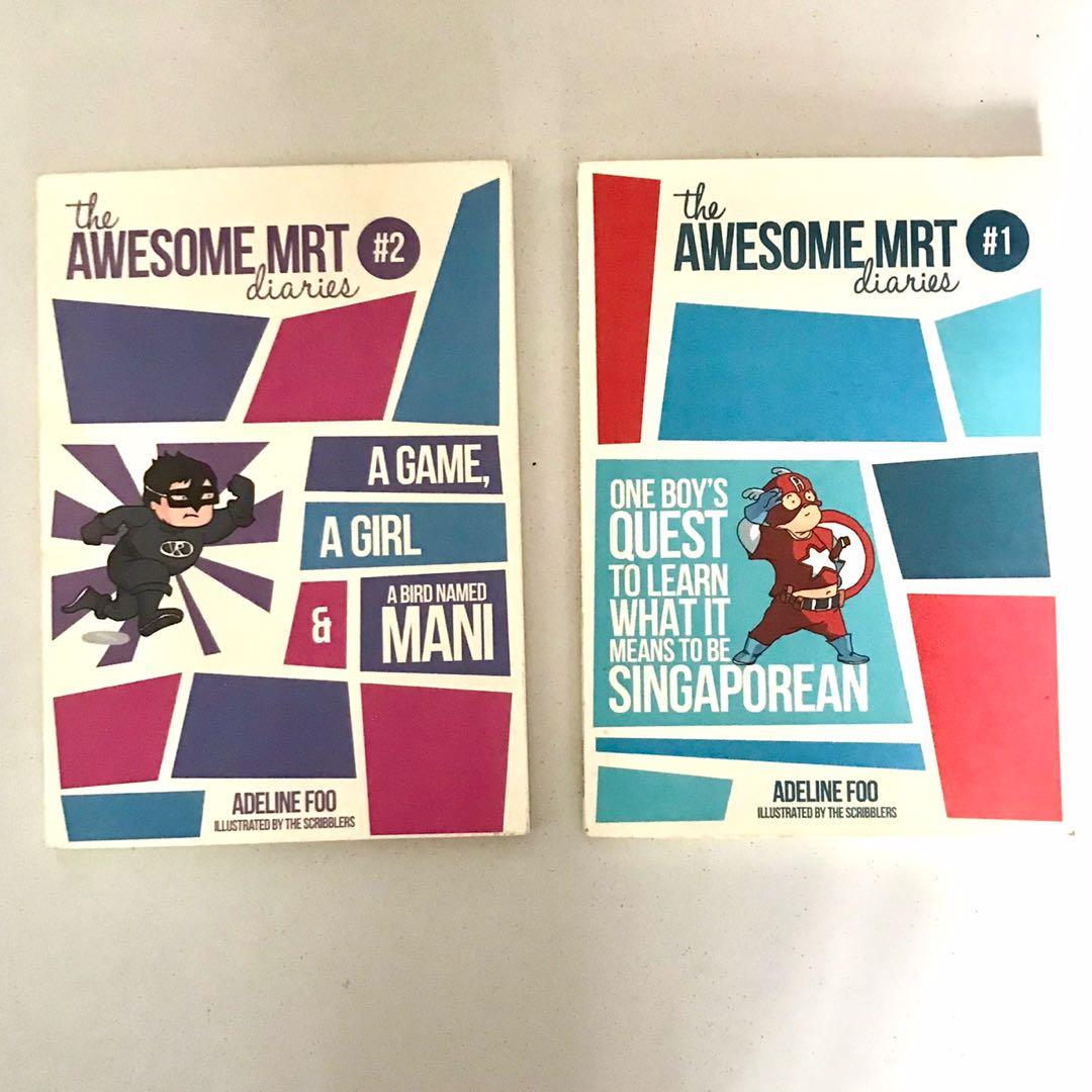 Adeline Foo Singaporean Storybooks Mrt Diaries, Hobbies & Toys, Books ...