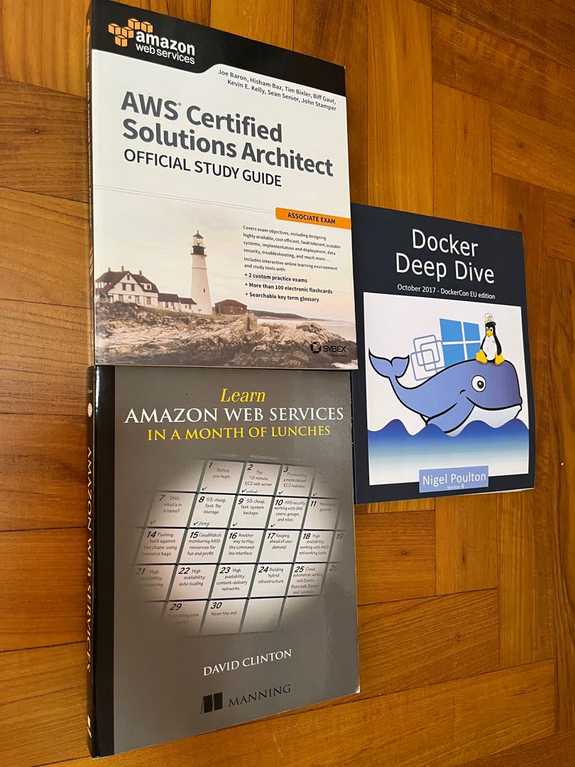 Amazon web services and docker tech books, Hobbies & Toys, Books ...