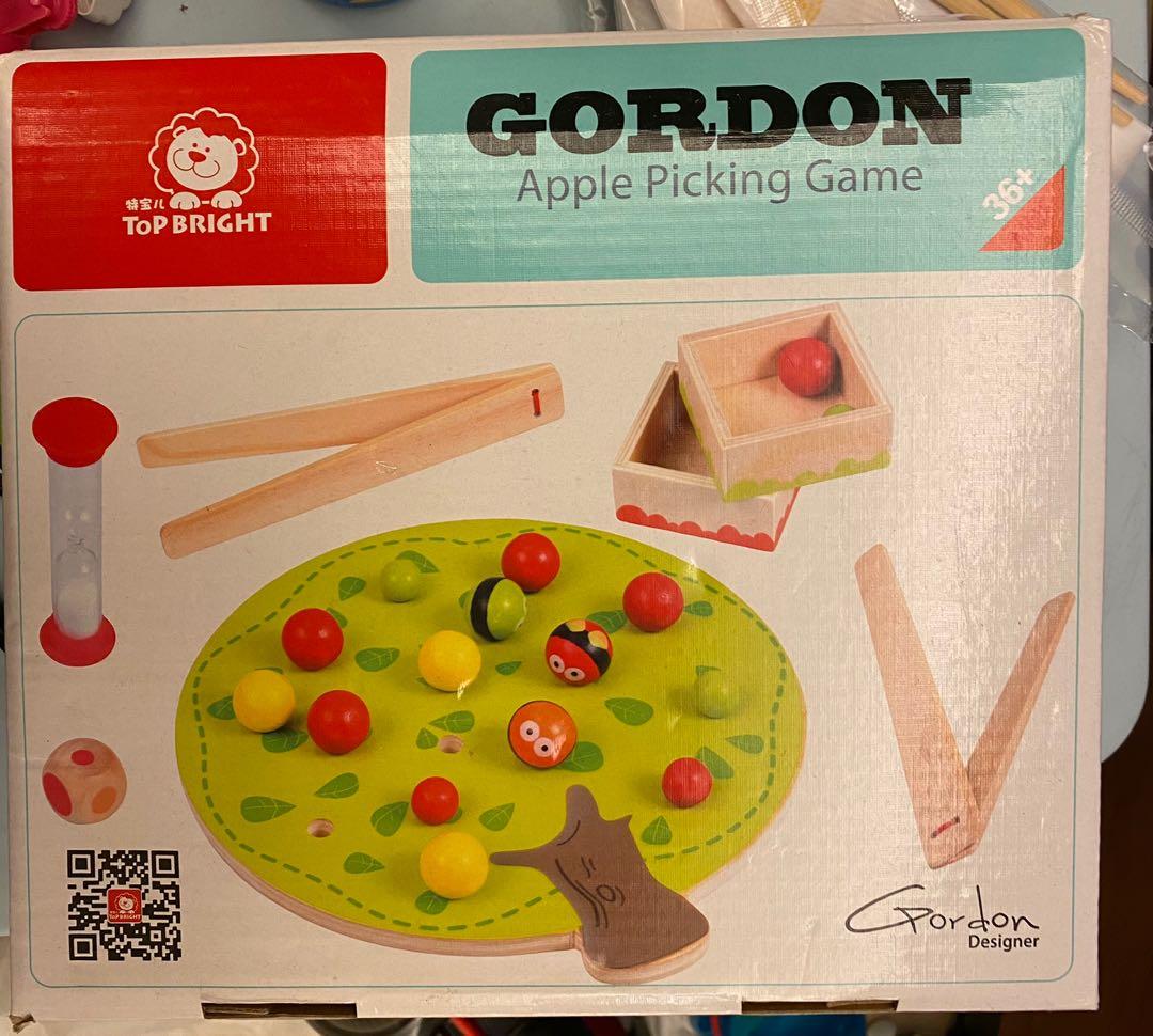 Apple Picking game 適合2-4歲小朋友訓練手仔, 興趣及遊戲, 玩具 & 遊戲類 - Carousell