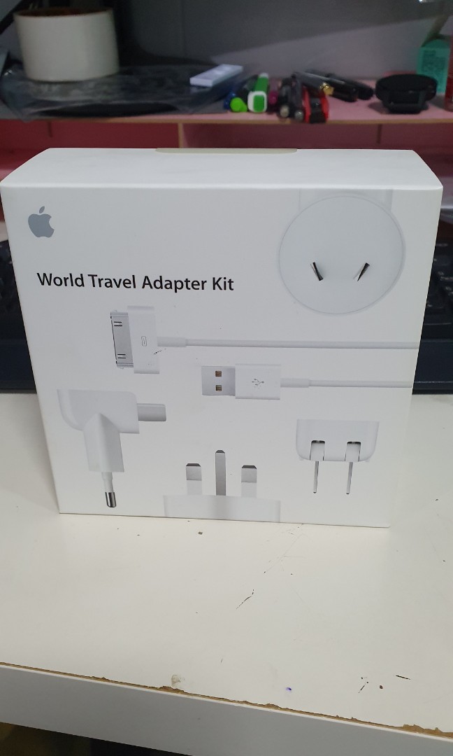APPLE WORLD TRAVEL ADAPTER KIT ORIGINAL, Mobile Phones & Gadgets ...