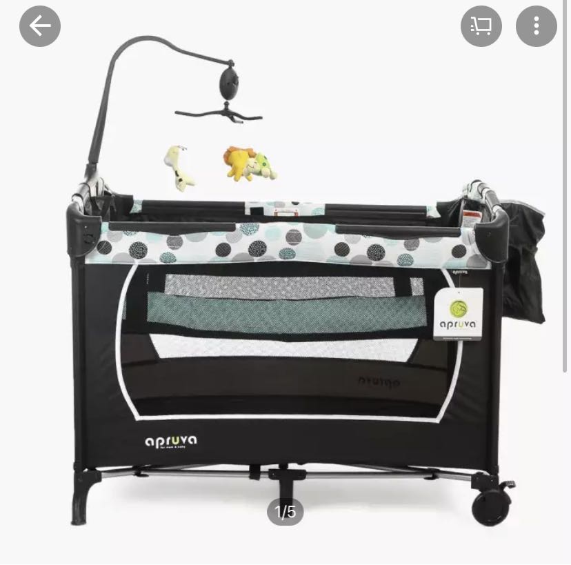Apruva Playpen/Crib (with free Uratex foam), Babies & Kids, Baby ...