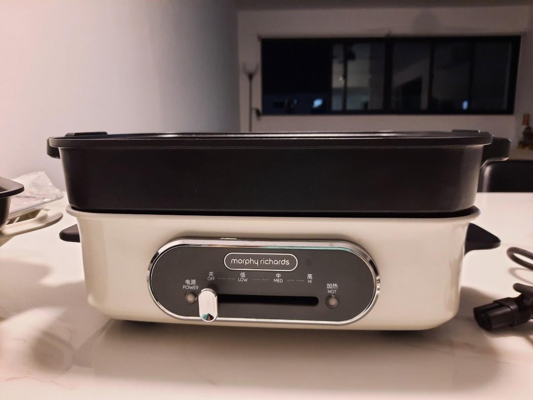 BBQ hotpot multi cooker Morphy Richards, TV & Home Appliances, Kitchen ...