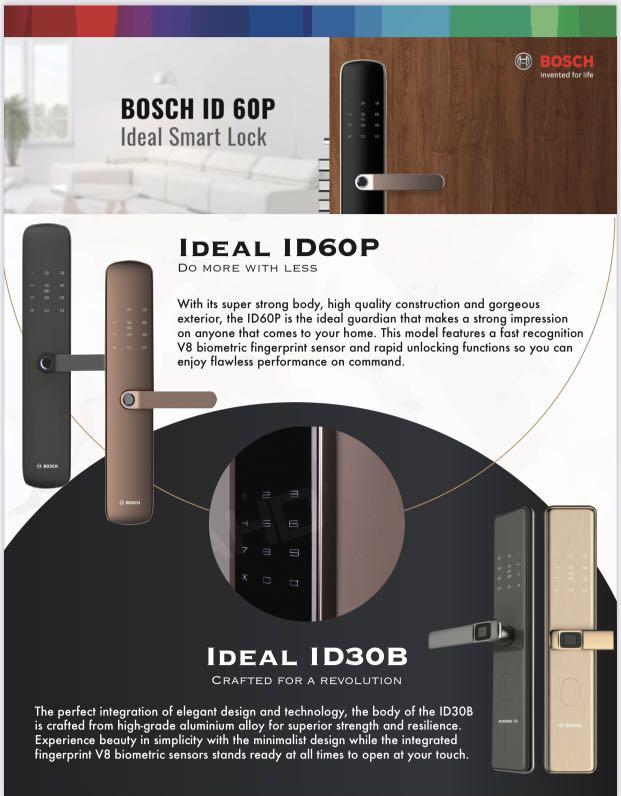 Bosch digital lock, Furniture & Home Living, Security & Locks, Locks ...