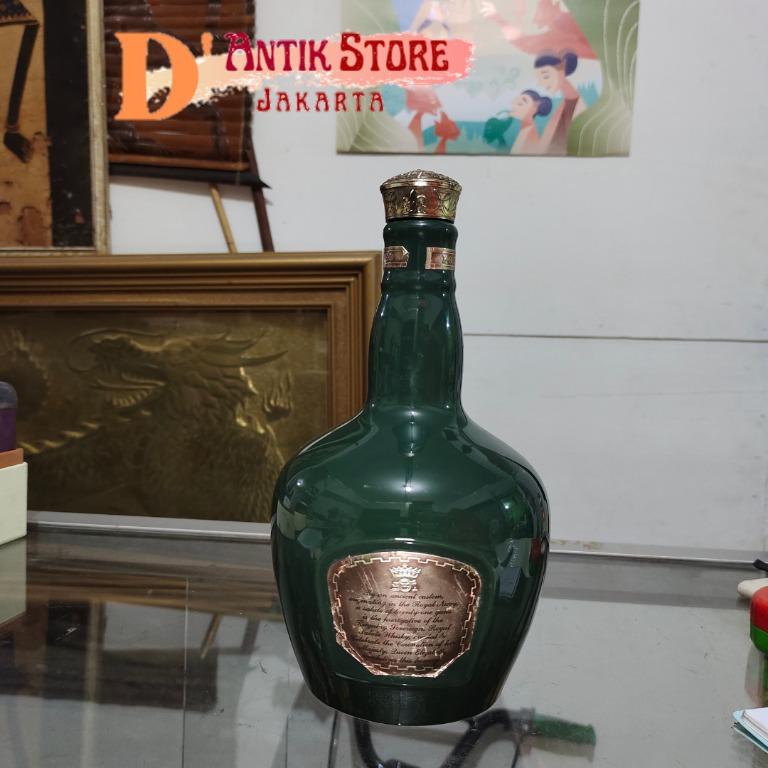 Botol Bekas Minuman Royal Salute Keramik Pajangan Kuno Jadul Antik ...