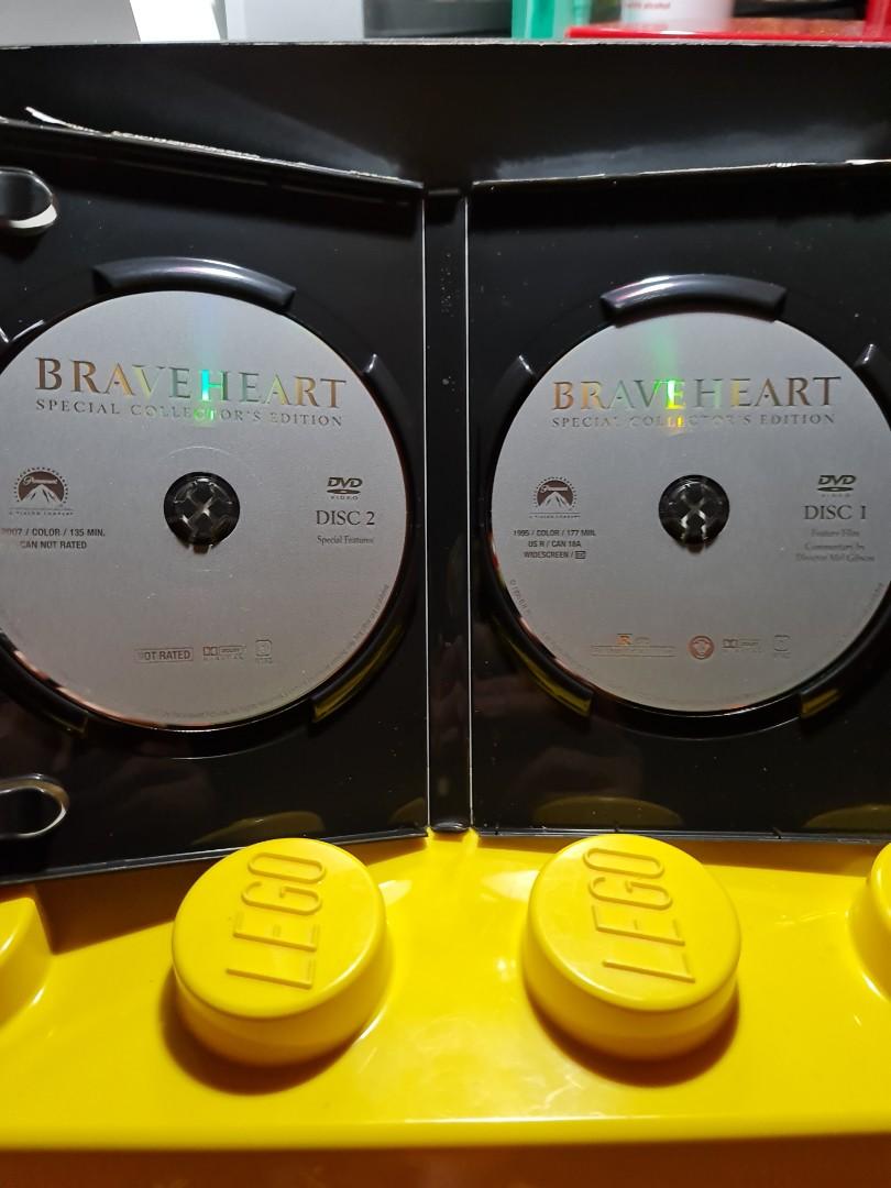 BRAVEHEART DVD Code 1, Hobbies & Toys, Music & Media, CDs & DVDs on ...