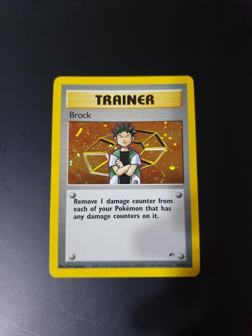 Brock trainer pokemon tcg, Hobbies & Toys, Toys & Games on Carousell