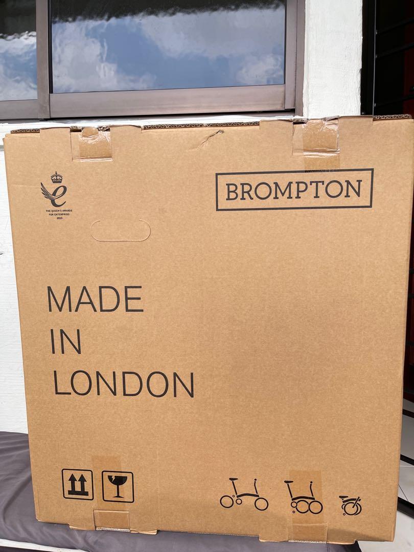 Brompton Bike Carton Box, Furniture & Home Living, Home Improvement ...