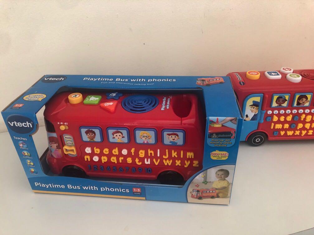 Bus with phonics, Hobbies & Toys, Toys & Games on Carousell
