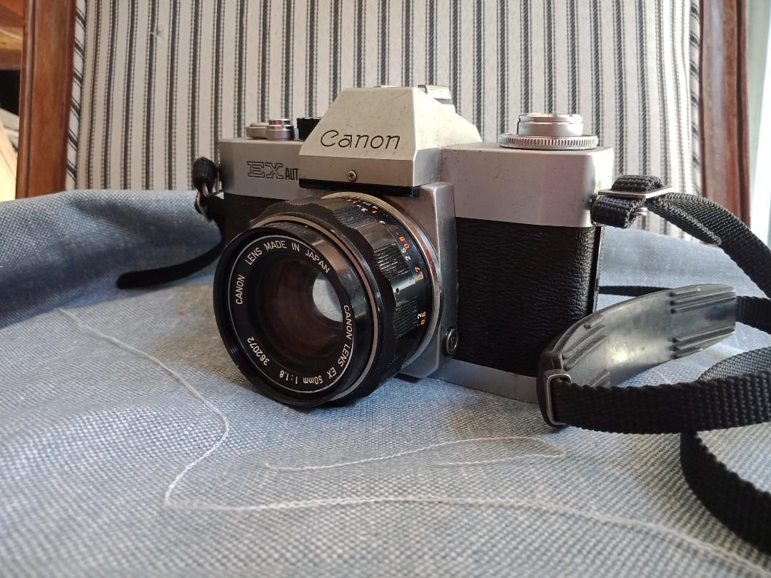 Canon EX Auto SLR Film Camera, Photography, Cameras on Carousell
