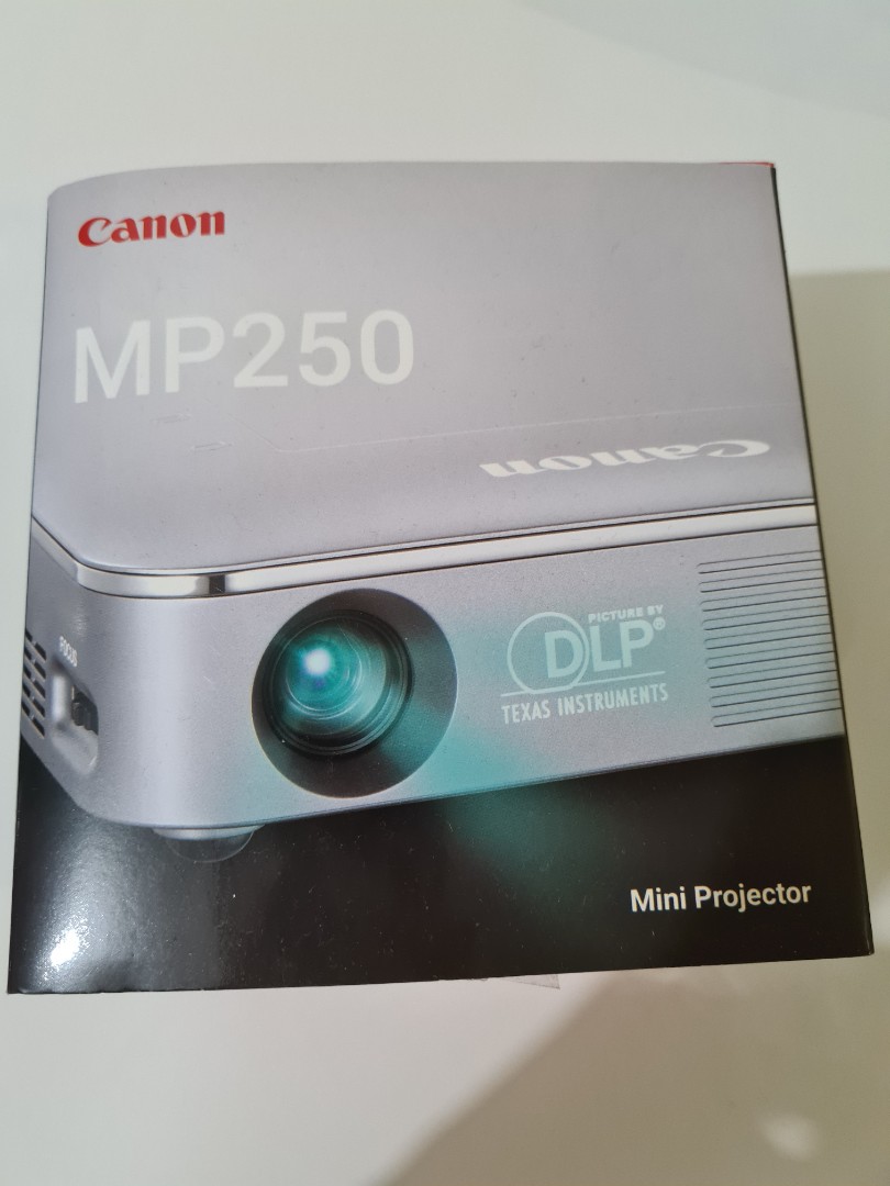 Canon MP250 mini projector, TV & Home Appliances, TV & Entertainment ...