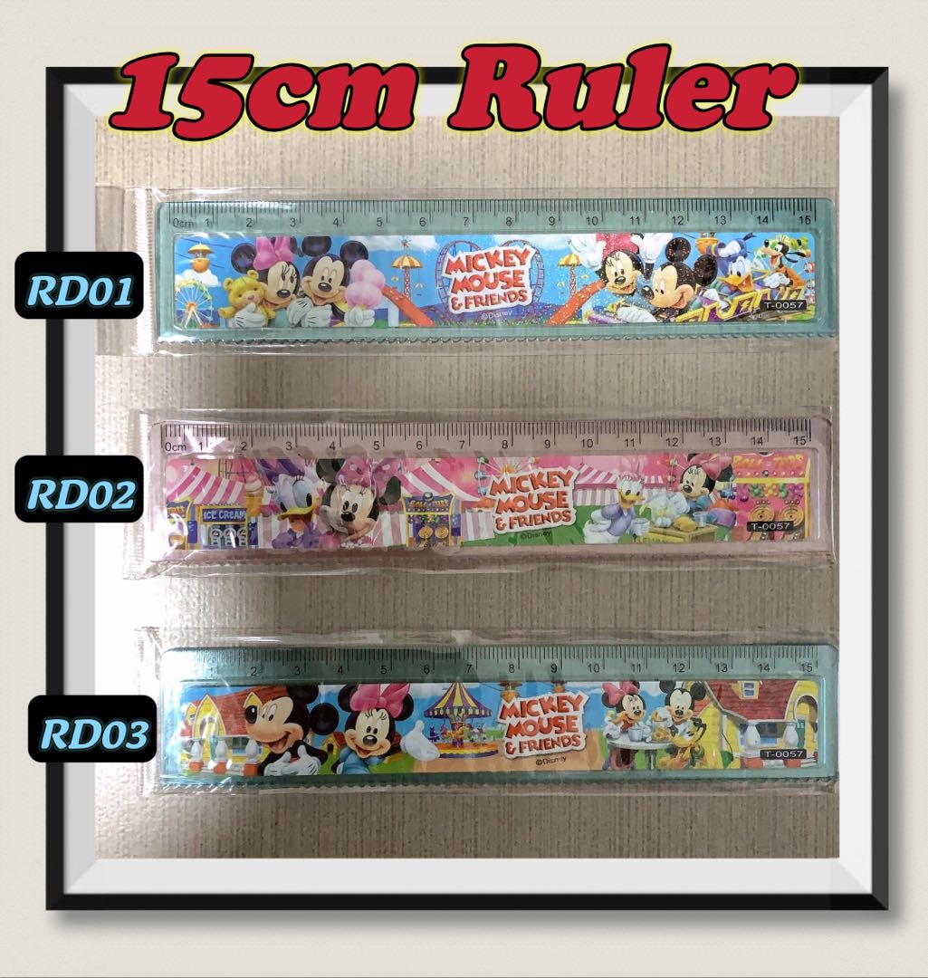 Cartoon Ruler 15cm, Hobbies & Toys, Stationery & Craft, Stationery ...