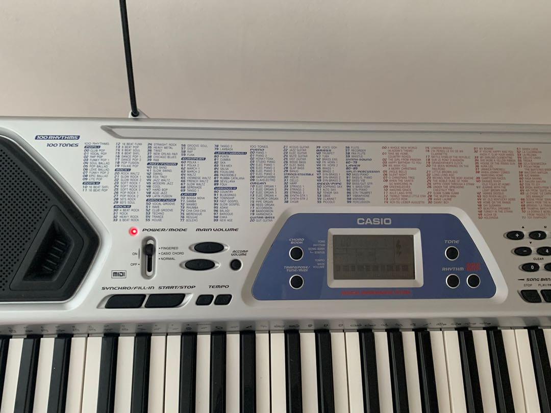 Casio Electronic Keyboard, Hobbies & Toys, Music & Media, Musical ...