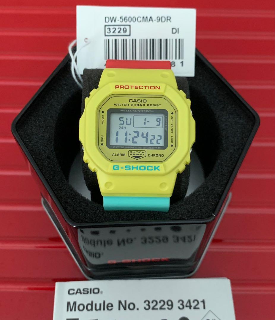 Casio G-shock DW-5600CMA-9 Rasta, Men's Fashion, Watches & Accessories ...