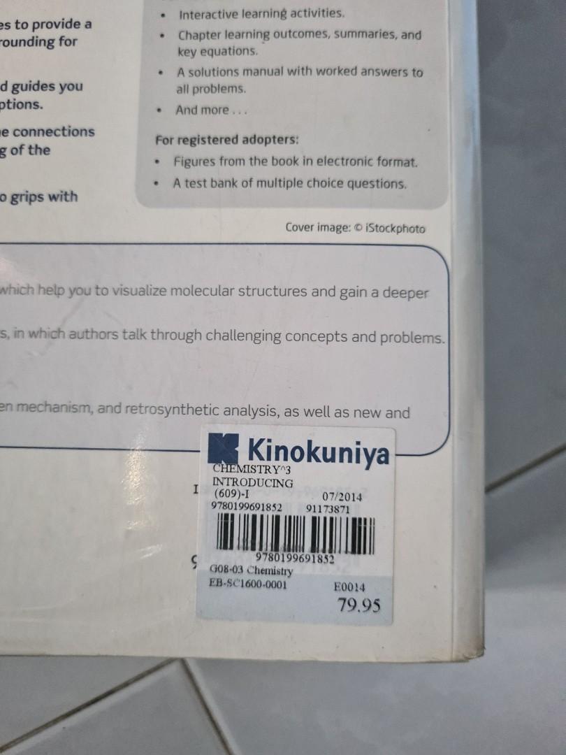 Chemistry³ (Chem Cube), Hobbies & Toys, Books & Magazines, Textbooks on ...