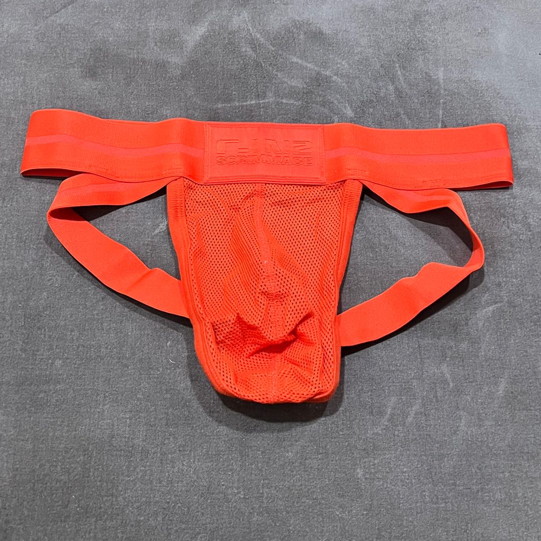 C-in2 Scrimmage Jockstrap Randy Orange, Men's Fashion, Bottoms, New ...