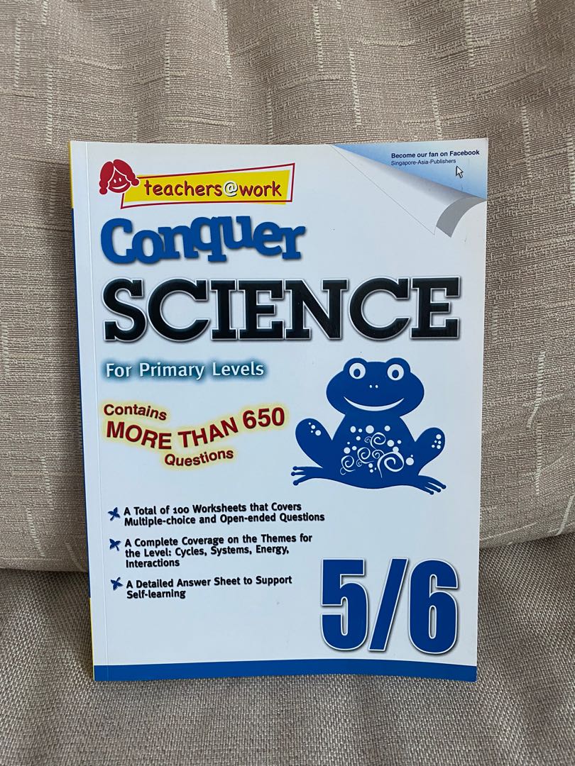 Conquer Science for primary level 5/6, 興趣及遊戲, 書本 & 文具, 書本及雜誌 - 補充練習 ...