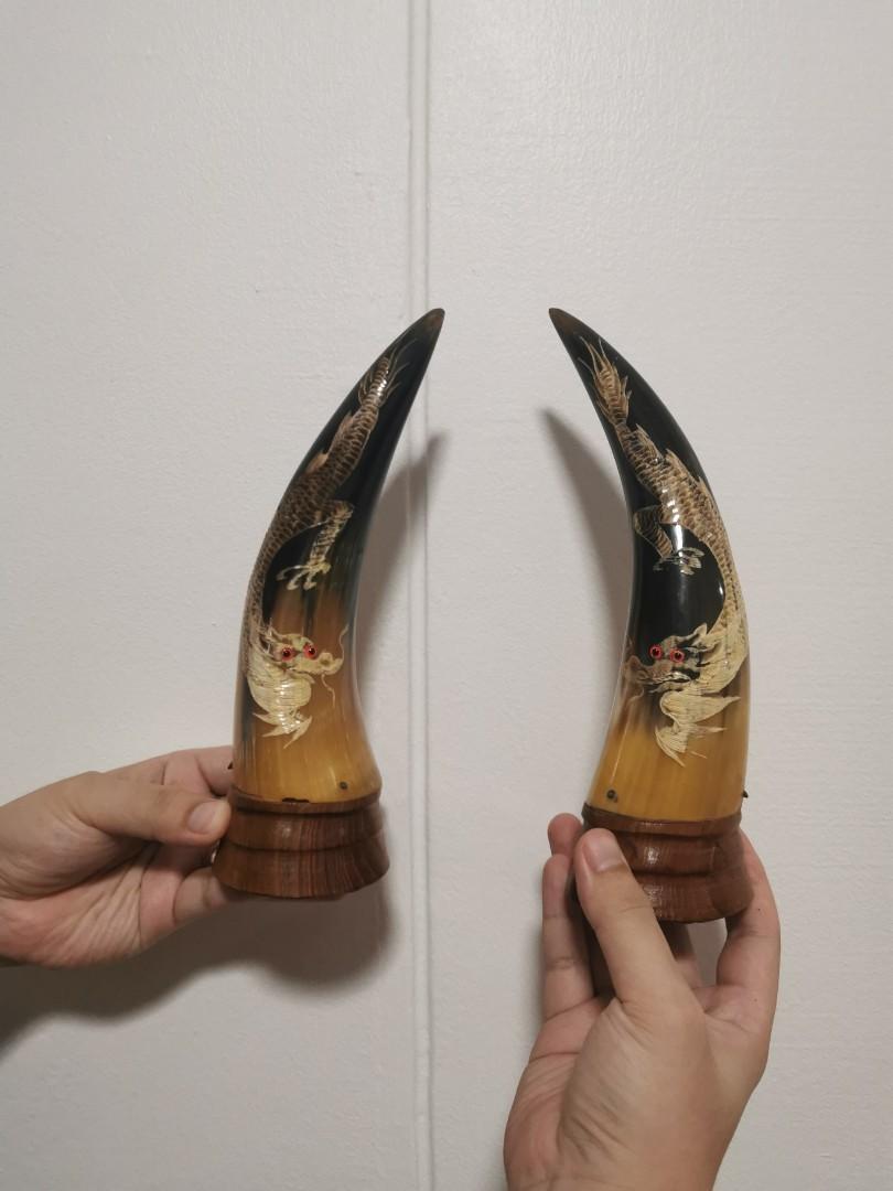 Decorative Horns, Furniture & Home Living, Home Decor, Other Home Decor ...