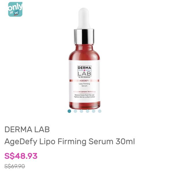DERMA LAB AGEDEFY Lipo Firming Serum, Beauty & Personal Care, Face ...